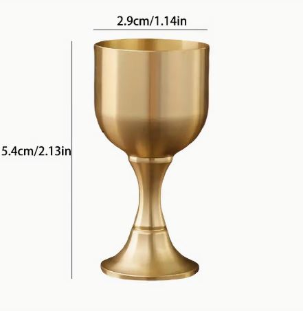 Elegant Pure Copper Blessing Cup – USA House Of Crystals